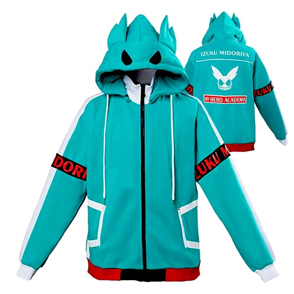 Jackets & Coats | My Hero Academia Midoriya Izuku Jacket Sweatshirt ...